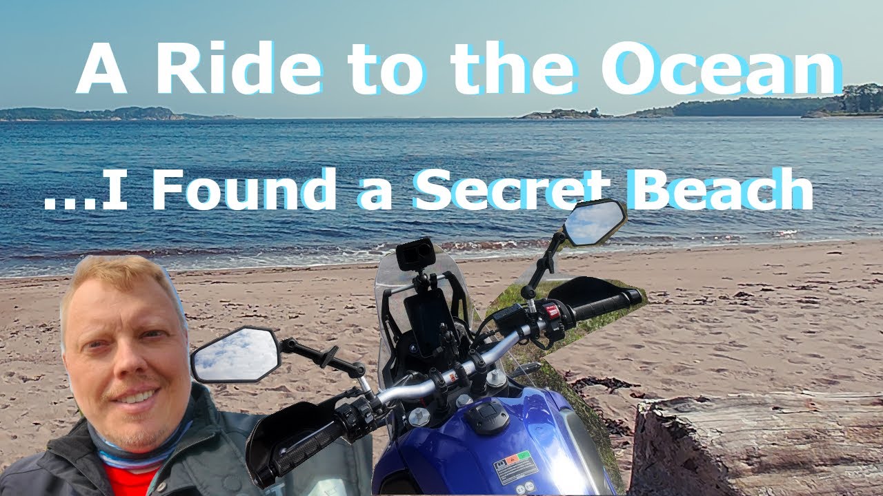 A Motorcycle Ride To The Ocean - I Found A Secret Beach! - YouTube