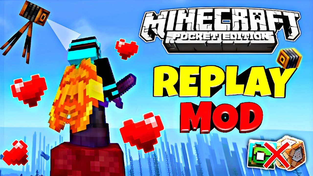 REPLAY Mod For Minecraft PE 1.20+ 🔥 | Minecraft Cinematic Mod PE 🤩 ...