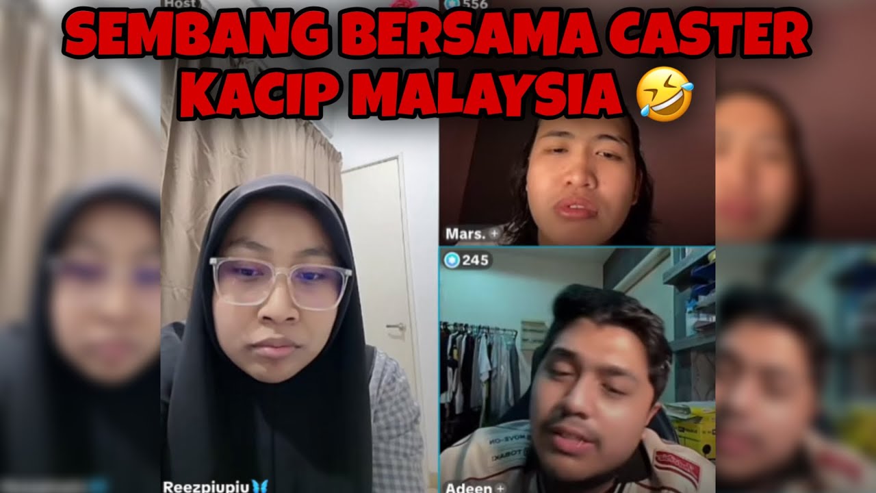 SEMBANG-SEMBANG BERSAMA CASTER KACIP MALAYSIA 🤣 - YouTube