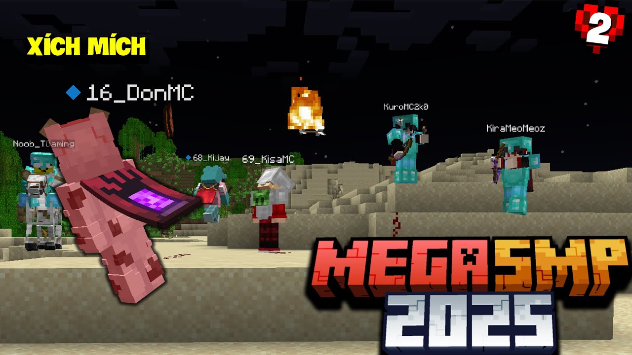Minecraft Mega Smp 2025 : Tập 2 Chúng Tôi Làm Băng Cướp!!! - YouTube