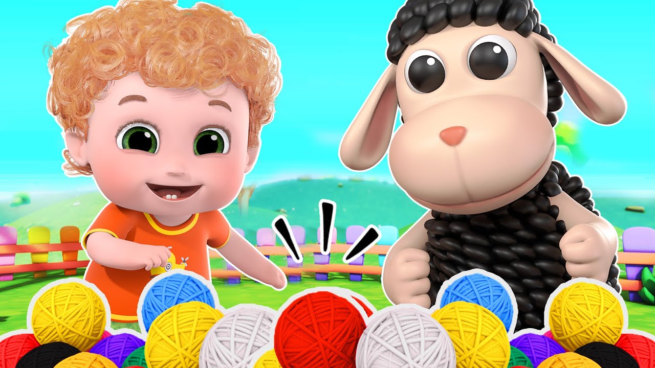 🐑Baa, Baa, white Sheep🐑 + Number Song - Sing-Along Kids Songs | Blue ...