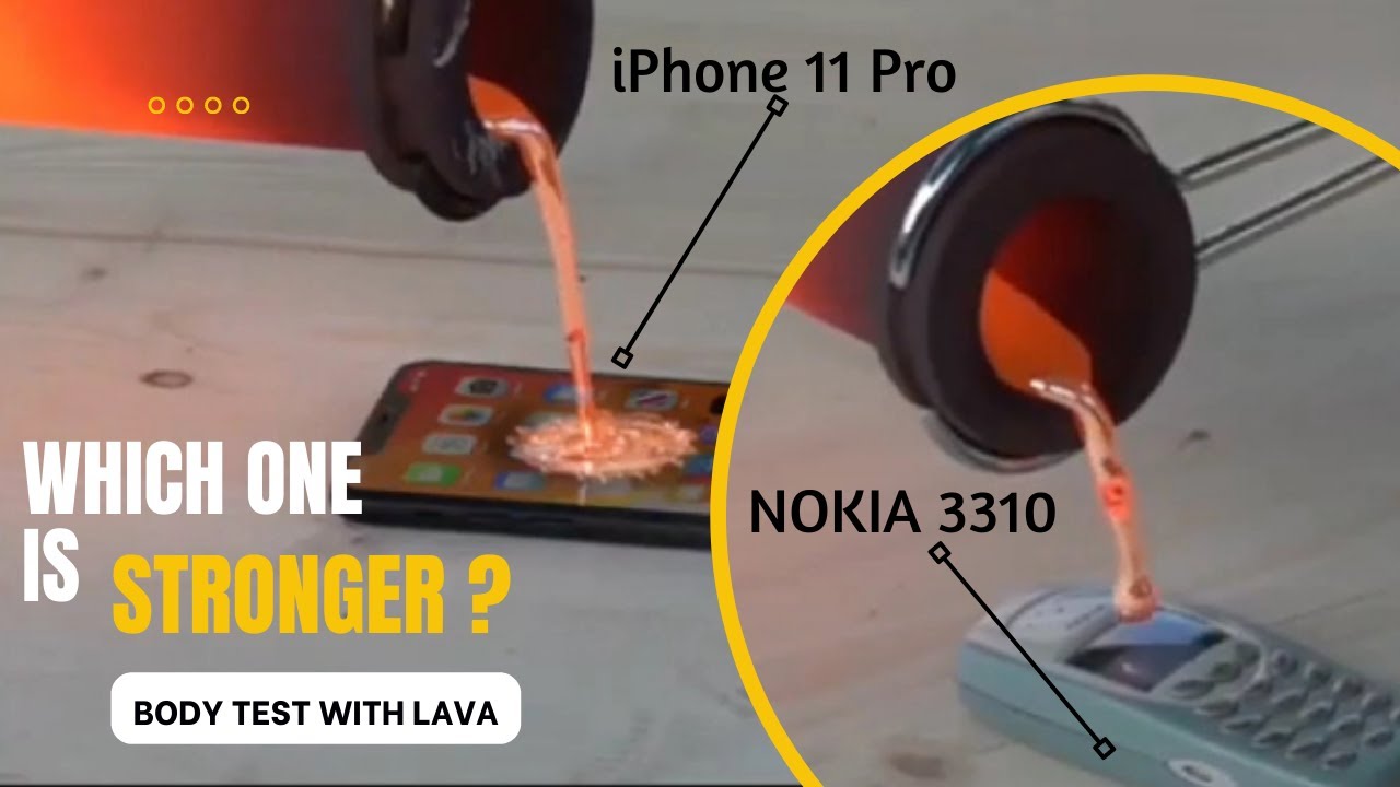 lava test on iPhone and Nokia which one is stronger ? - YouTube