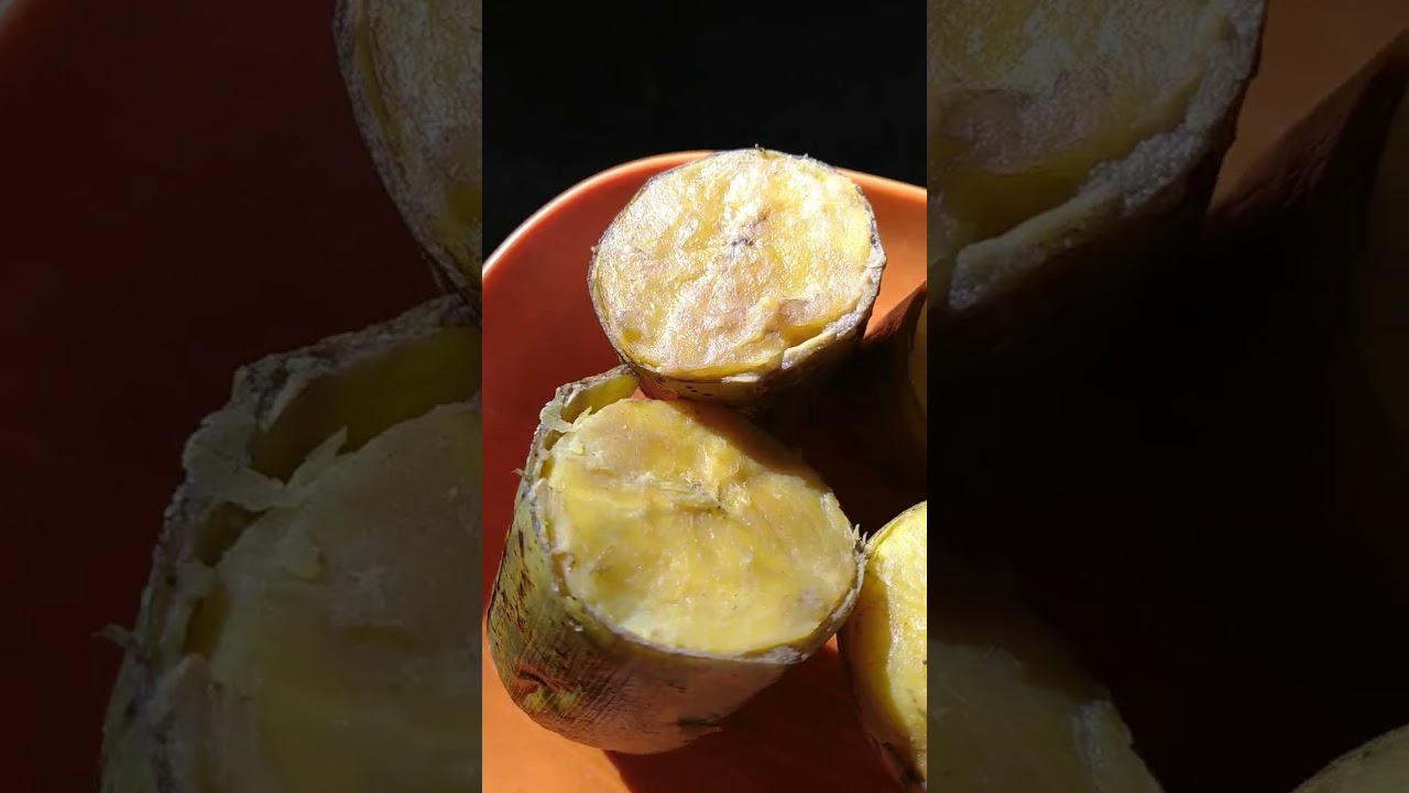 FILIPINO BEST SNACK Saging and Ginamos (fermented fish) #shorts #yummy ...