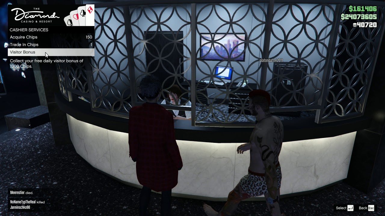 GTA Online — Cashier Services UI Bug (Mouse) - YouTube