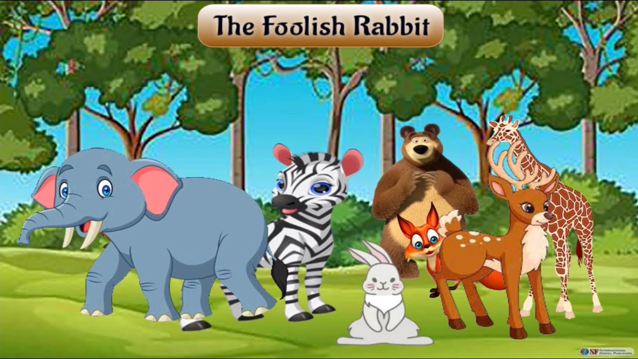 English Reading & Listening Practice - The Foolish Rabbit - YouTube