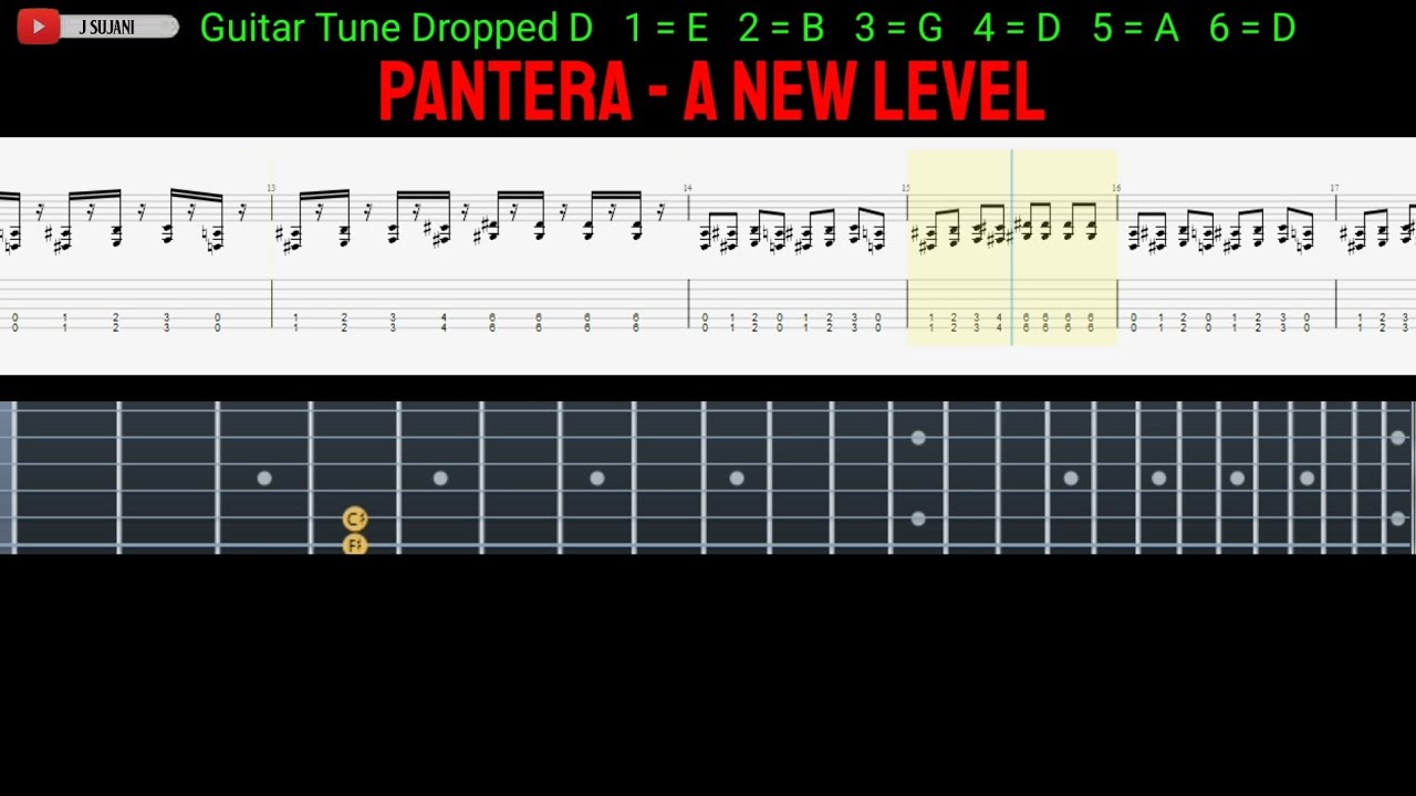 Pantera - A New Level [Guitar Tabs] - YouTube