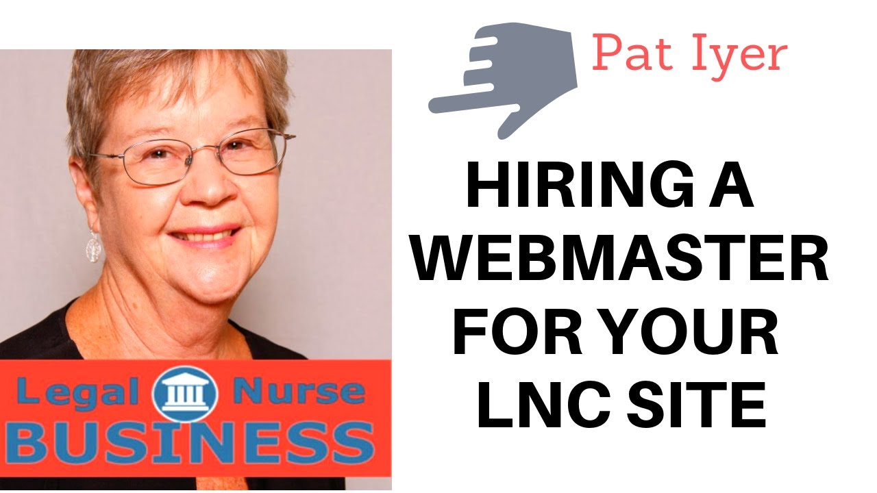 Hiring a Webmaster for your LNC Website - YouTube