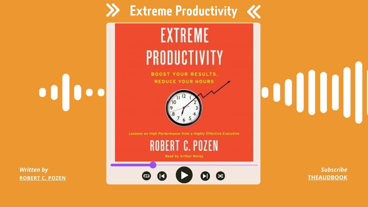 Summary of Extreme Productivity by Robert C. Pozen | Free Audiobook - YouTube