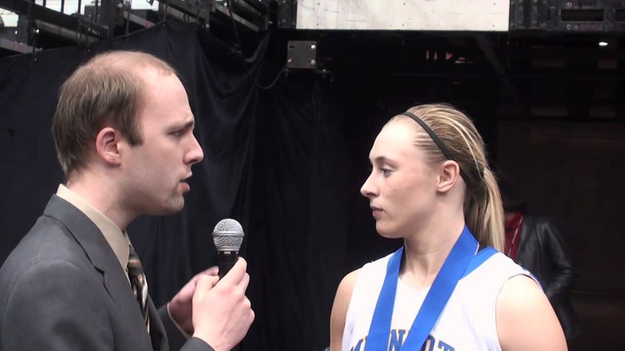 2013 state tournament: Minneota forward Taylor Reiss - YouTube