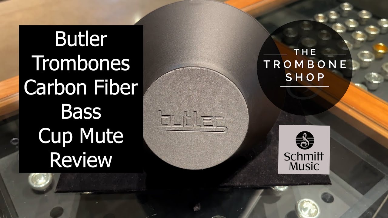 THE LIGHTEST BASS MUTE! Butler Trombones Carbon Fiber Bass Trombone Cup ...