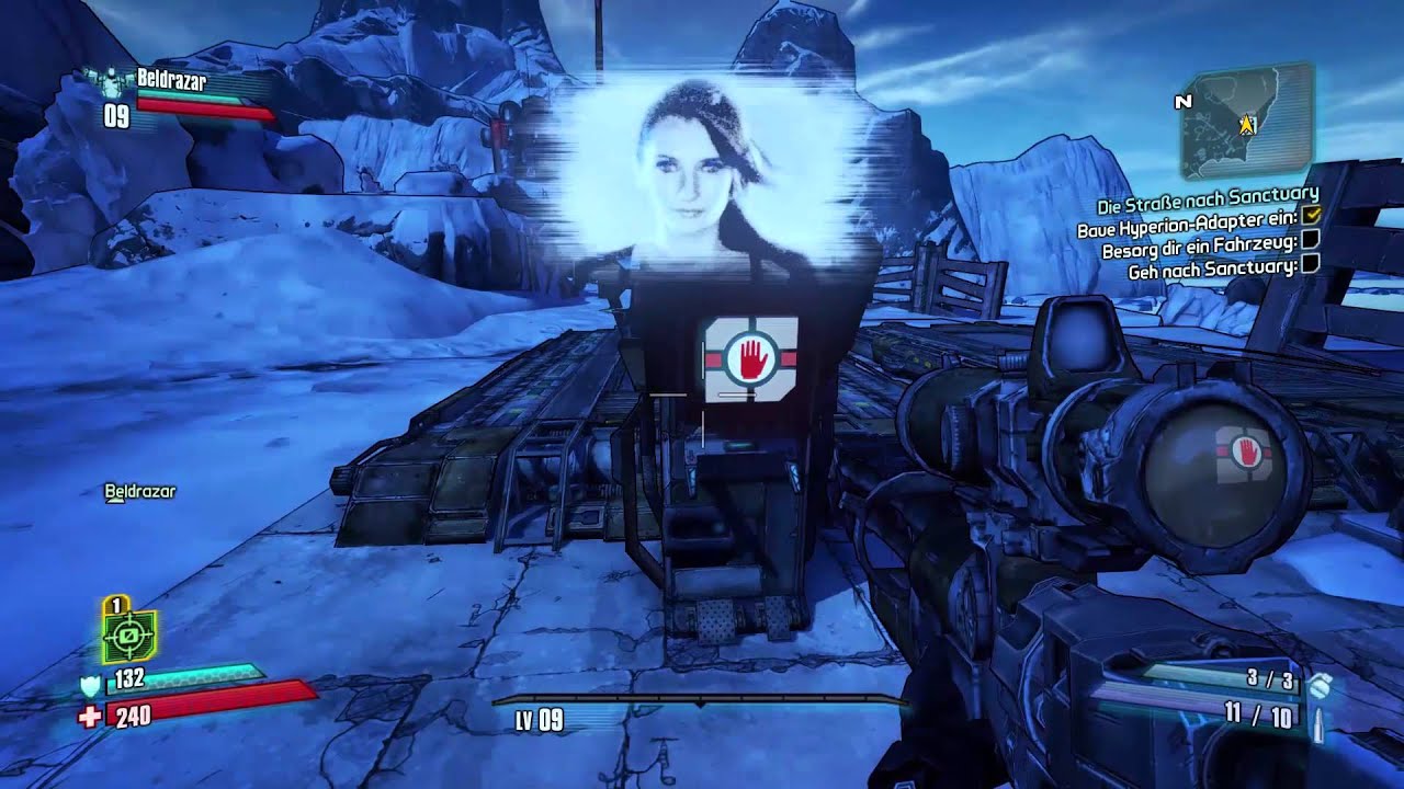 Borderlands 2 German Let's Play blind 005 - Cpt. Flint - YouTube