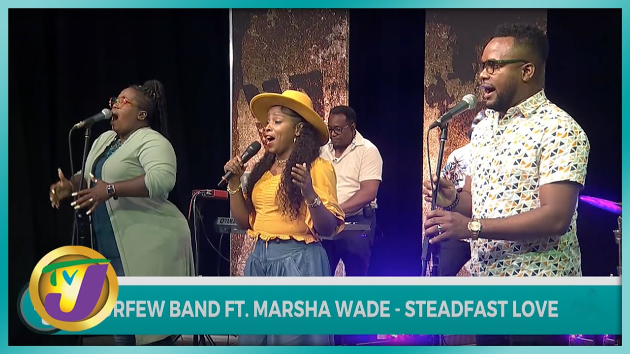 Performance by Kurfew Band Featuring Marsha Wade - Steadfast Love | TVJ Smile Jamaica i - YouTube