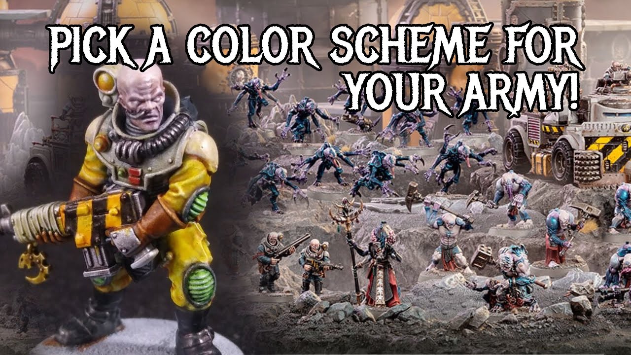 Choose a Paint Scheme for your Warhammer Army! - YouTube