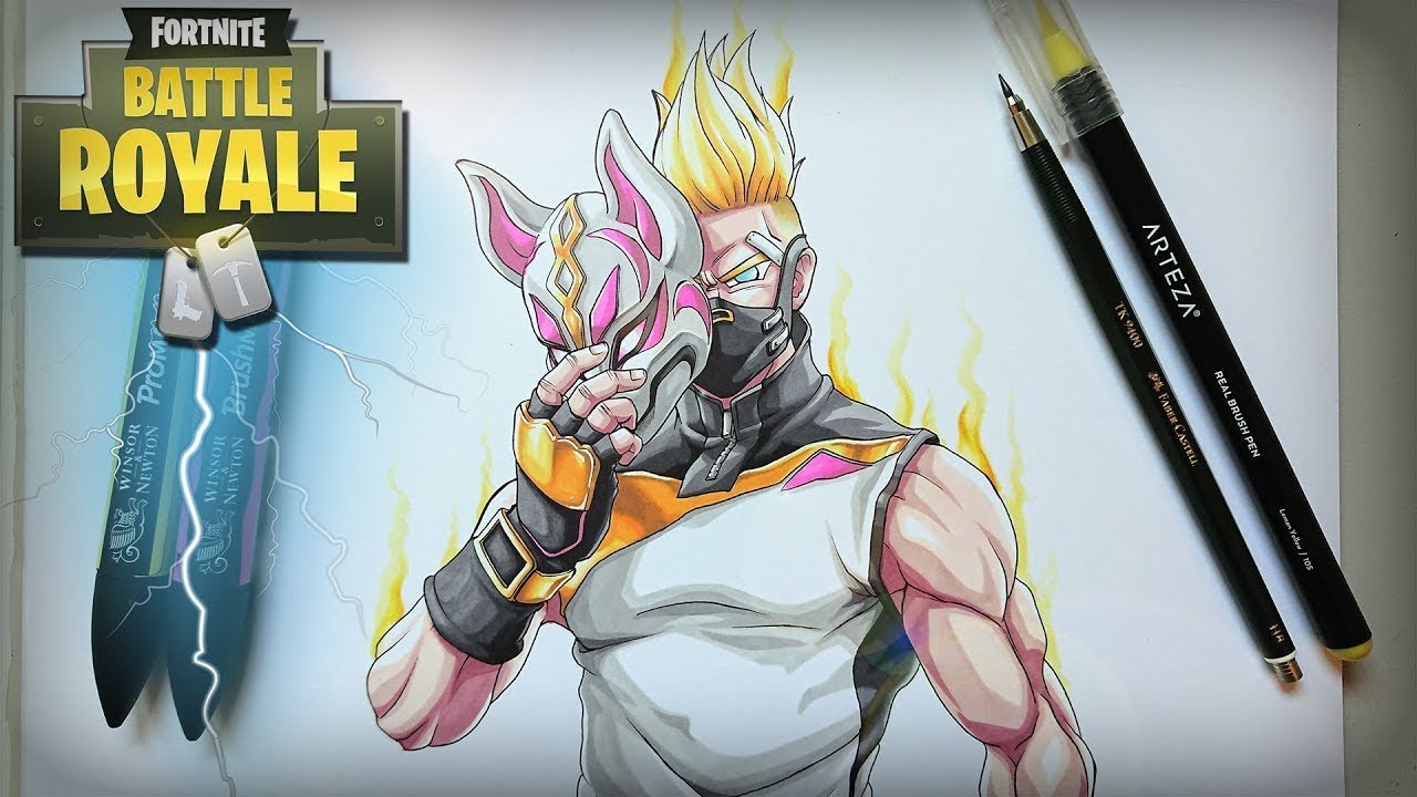HOW TO DRAW DRIFT (MAX) | SAIYAN STYLE | STEP BY STEP TUTORIAL | ART ...