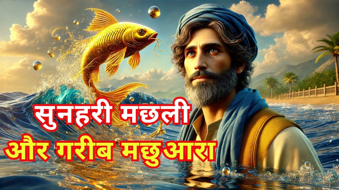 सुनहरी मछली और गरीब मछुआरा | Magical Golden Fish | Hindi Kahani | Moral ...