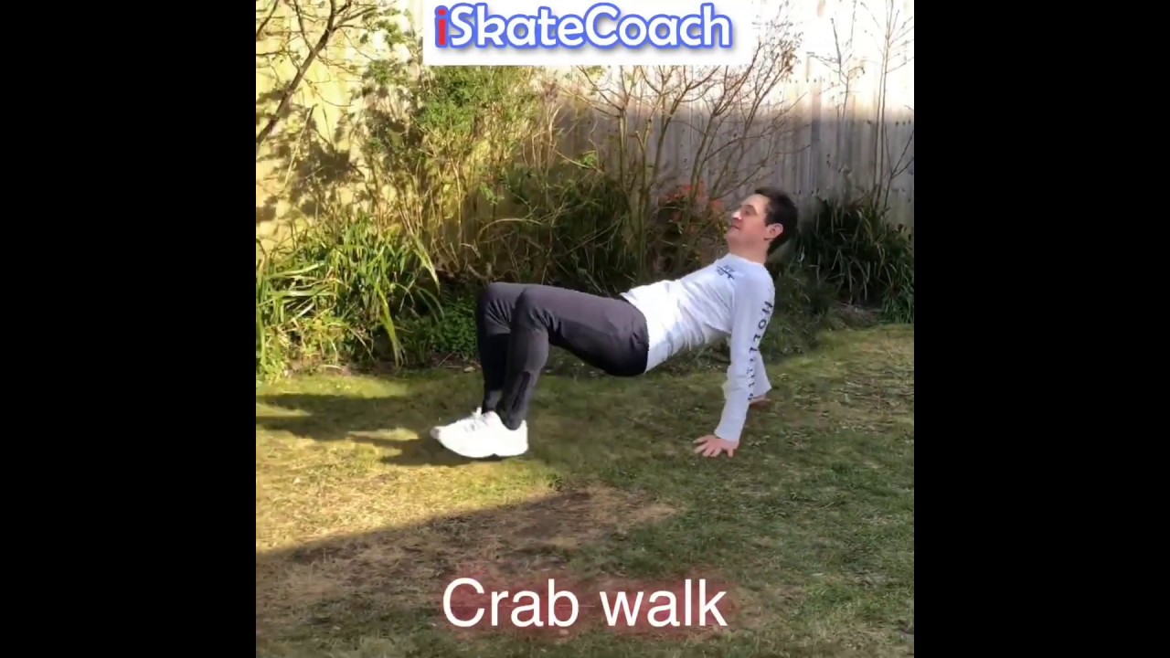 Silly Walk 3: Crab walk! Fun strength warmup for ice skaters doing ...