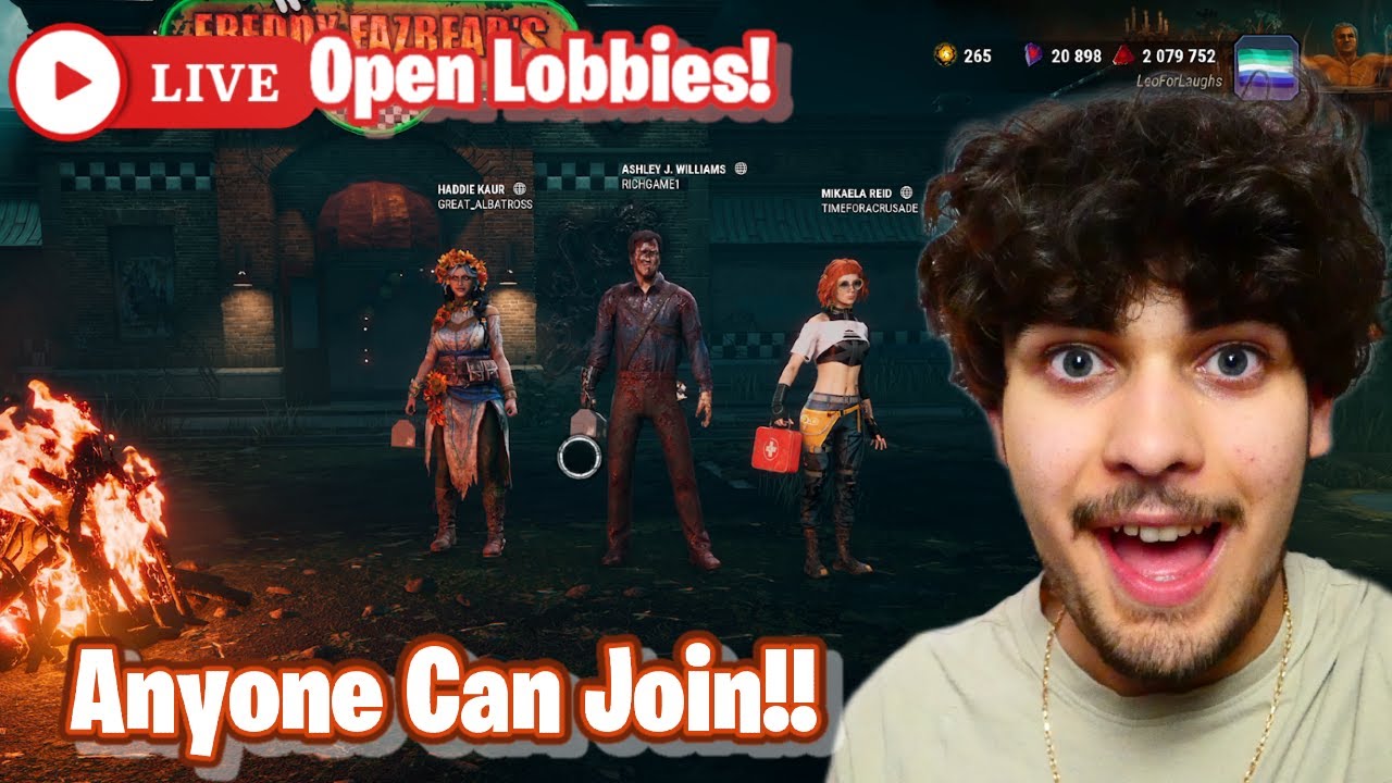 Playing DBD With Viewers!! Open Lobbies / Come Join #intothefog - YouTube