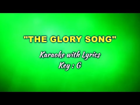 O THAT WILL BE GLORY (The Glory Song) "Karaoke" (Key : G) - YouTube