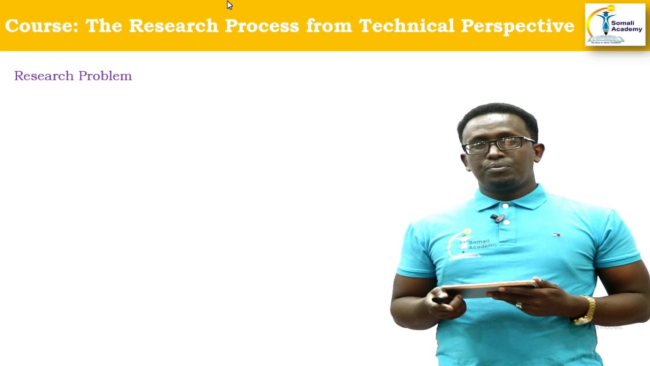 lect One Introduction to Research Process - YouTube