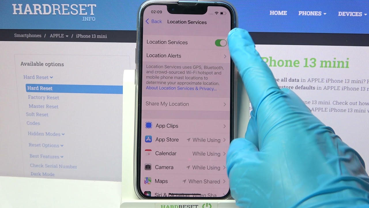 How to Turn On Location Services on iPhone 13 mini – Allow Location ...