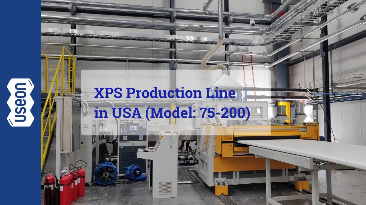 XPS Production Line in USA - USEON - YouTube