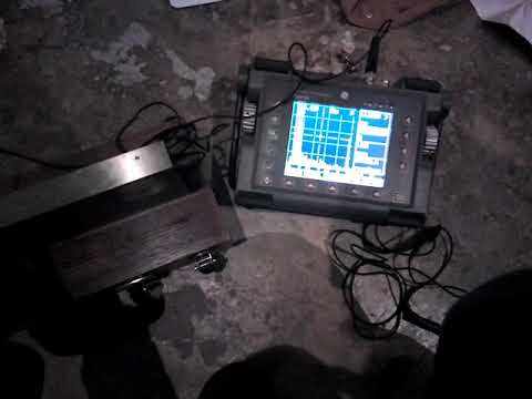 Flaw detector GE USM 35 - YouTube