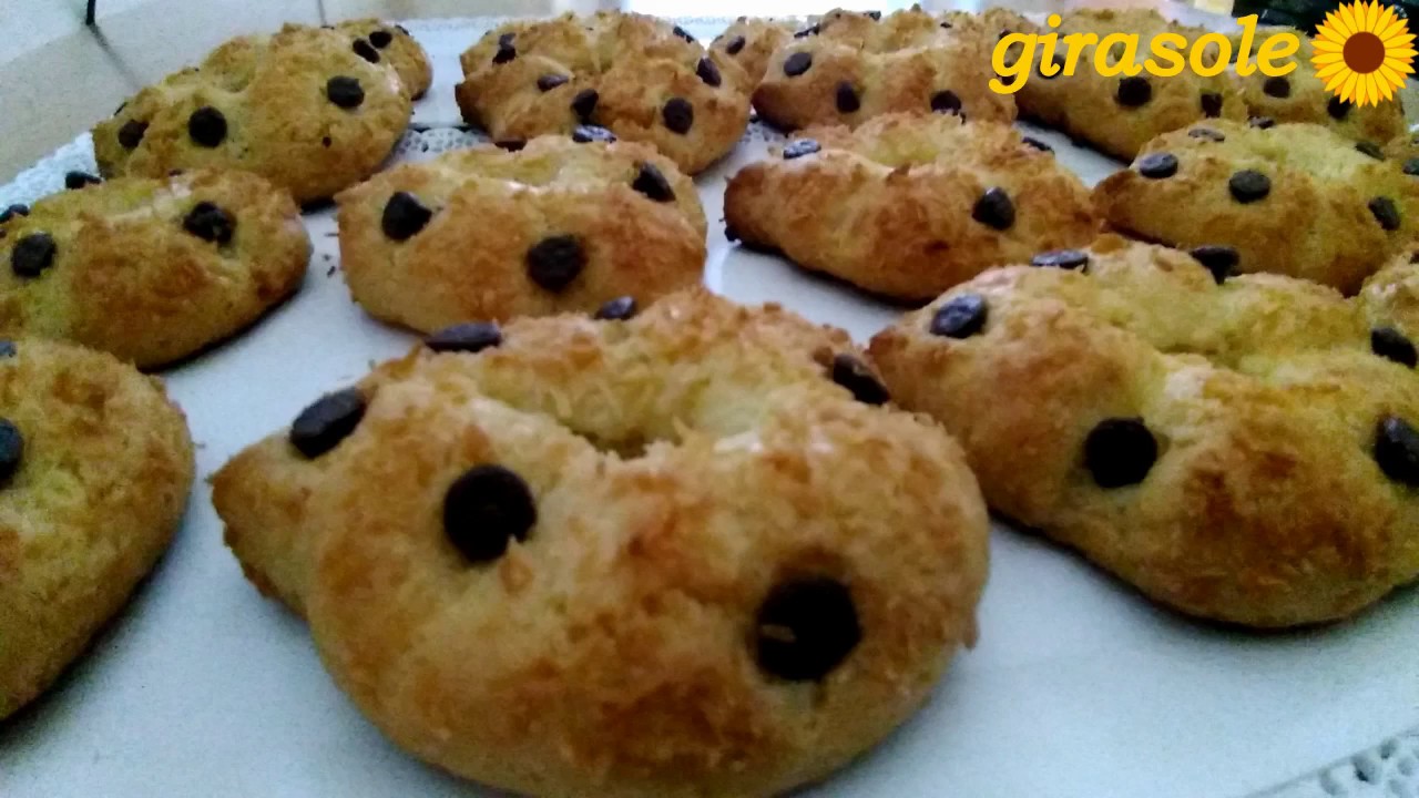 come fai dolce arabe facile e veloce biscotti al cucco e cioccolato ...