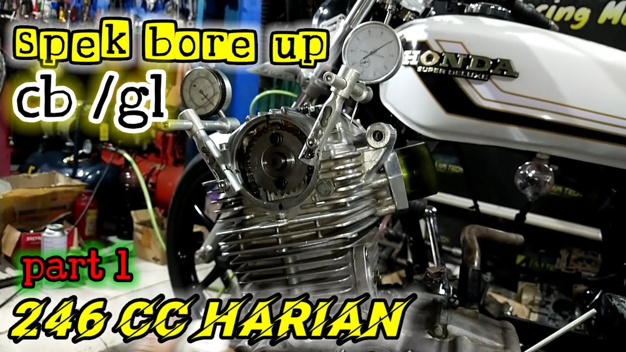 SPEK Bore up cb herex PART 1@AM_TECH_RACING - YouTube