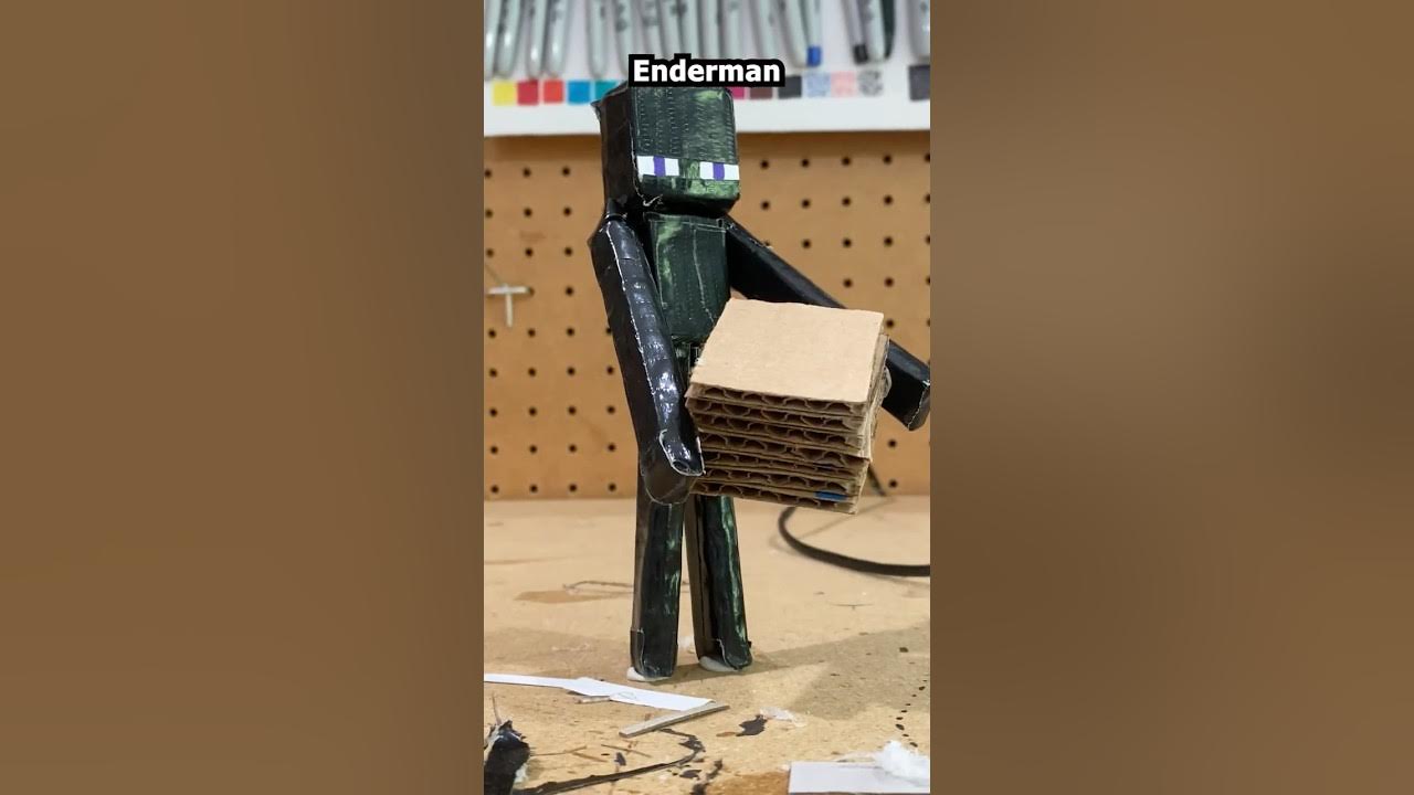 Simple DIY Minecraft Enderman Tutorial - YouTube