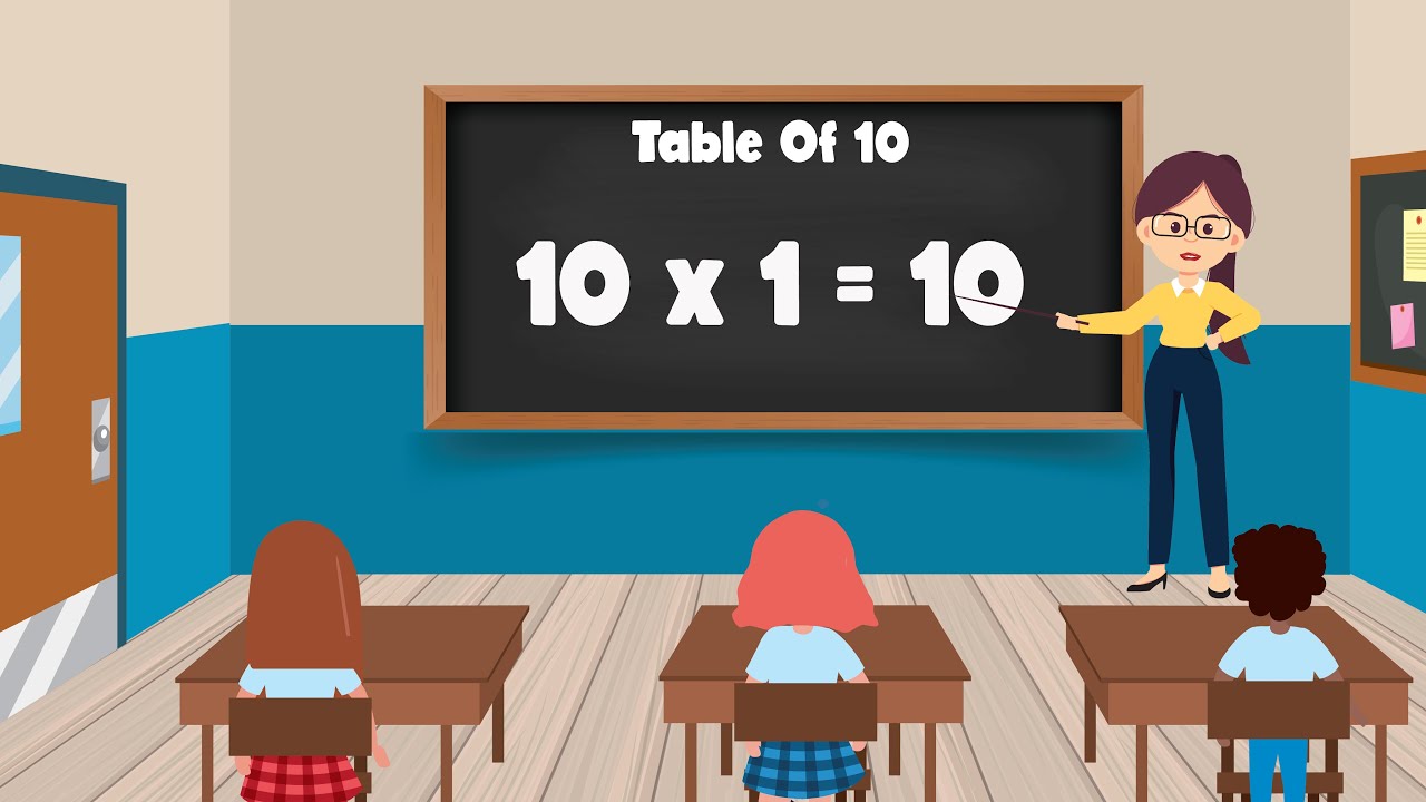 Table of 10 | Learn Multiplication Table of 10 x 1 = 10 |Maths Tables ...