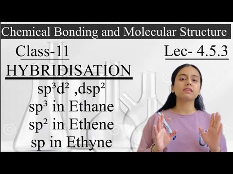 Chemical Bonding & Molecular Structure ||Hybridisation -sp³d² ,dsp² ...
