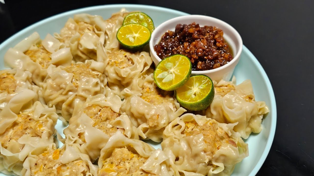 Homemade Pork/Shrimp Siomai tastes like Chowking Pork Siomai - YouTube