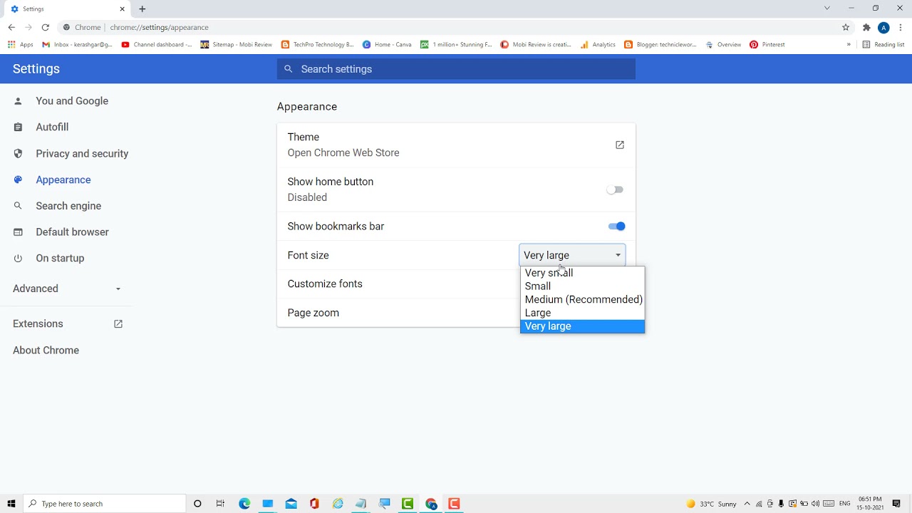 How To Change Font Size Chrome YouTube How To Change Font Size Chrome YouTube