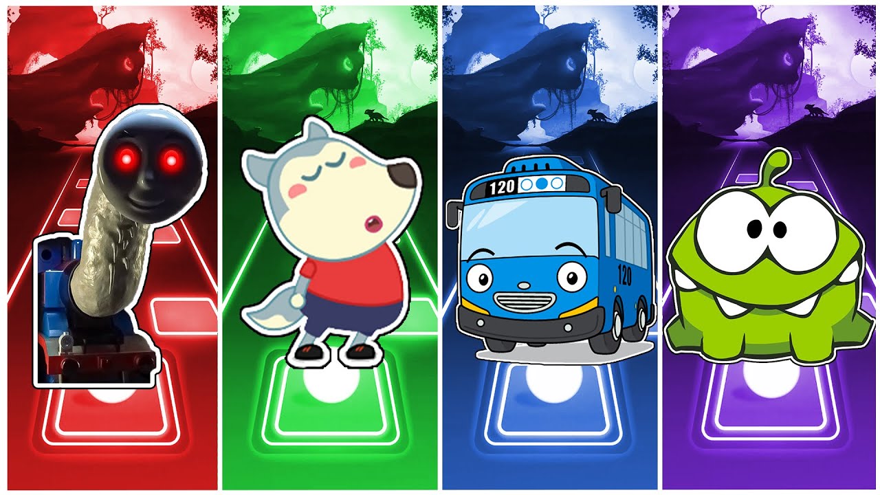 Thomas Train Eater 💢 Wolfoo 💢 Tayo The Little Bus 💢 Om Nom 💢 Who will ...