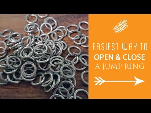 Easiest Way to Open and Close a Jump Ring - YouTube