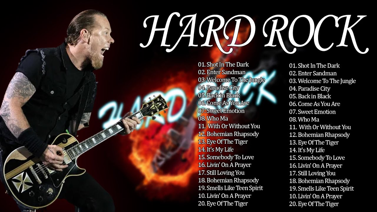 Classic Hard Rock Collection Metallica, ACDC, Nirvana, GNR, CCR, U2 ...
