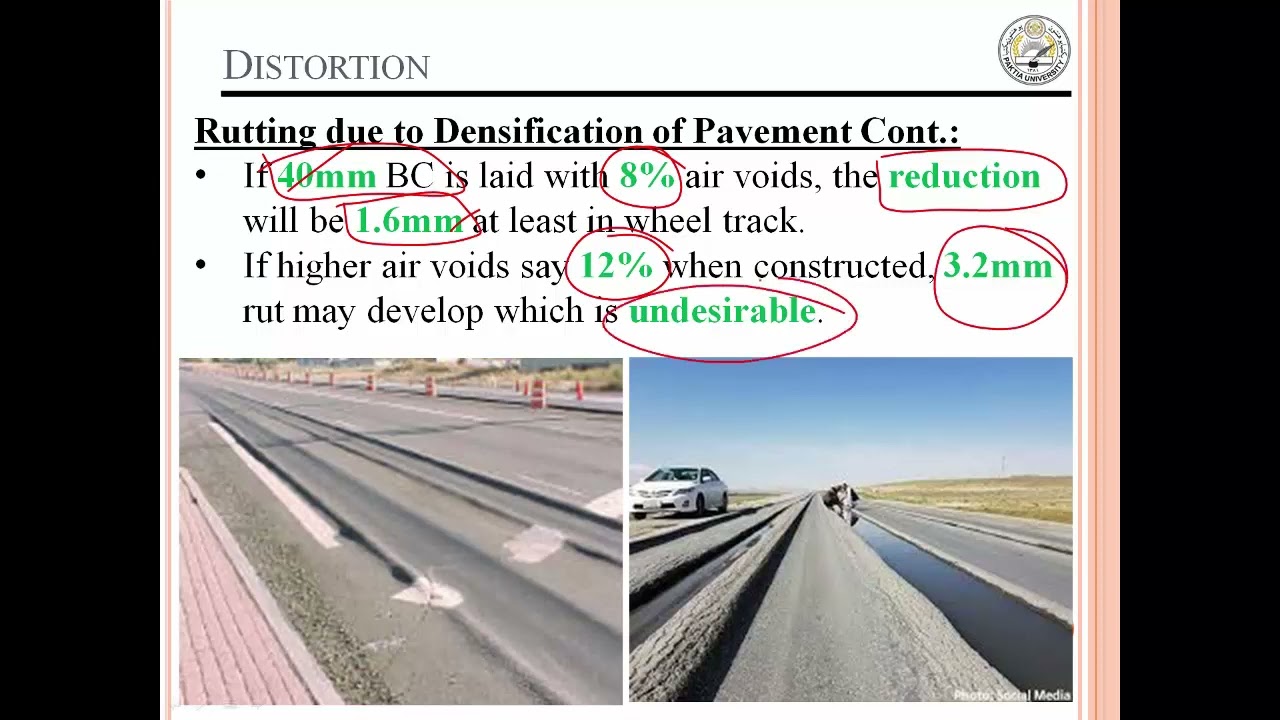 Lecture 18 Asphalt Pavement Distresses Identification, Causes and ...