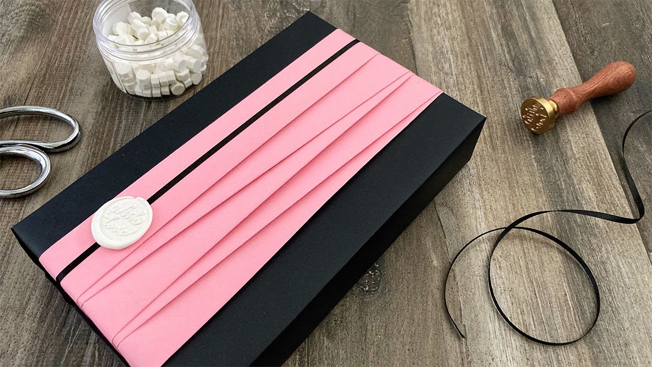 Zig Zag Band Gift Wrapping | Gift Wrapping Ideas - YouTube