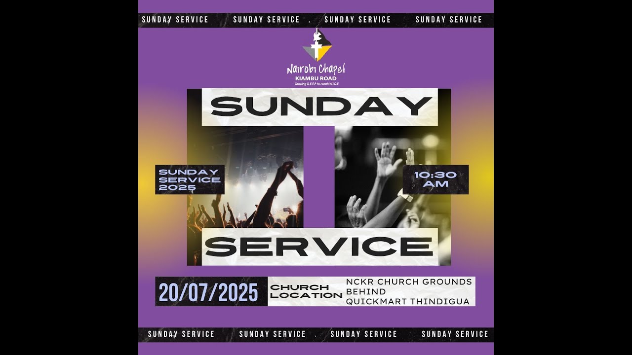 NCKR Sunday Service | July 20, 2025 - YouTube