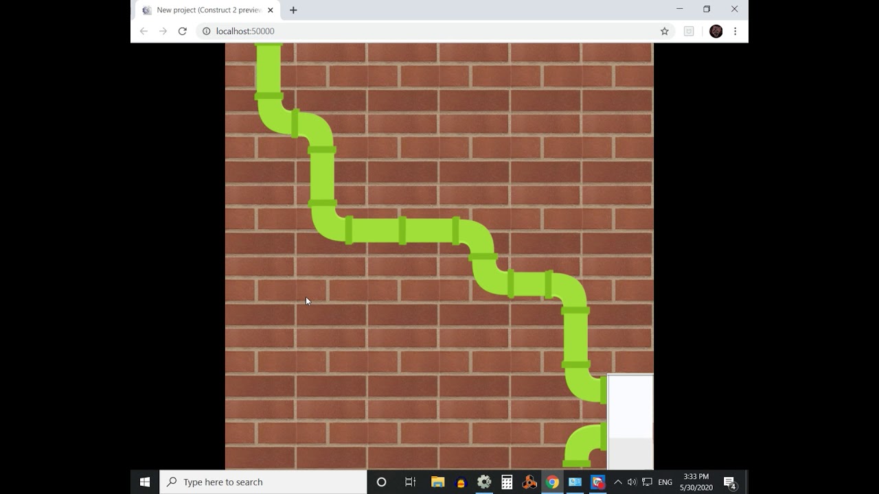 Construct 2 Plumbing Game Pipework Tutorial - YouTube