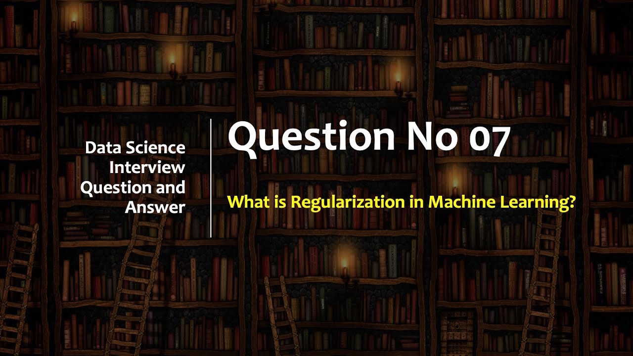 7 What is Regularization in Machine Learning | Lasso L1 and Ridge L2 Regularization - YouTube