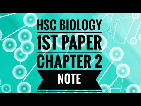 hsc biology 1st paper chapter 2 note - YouTube