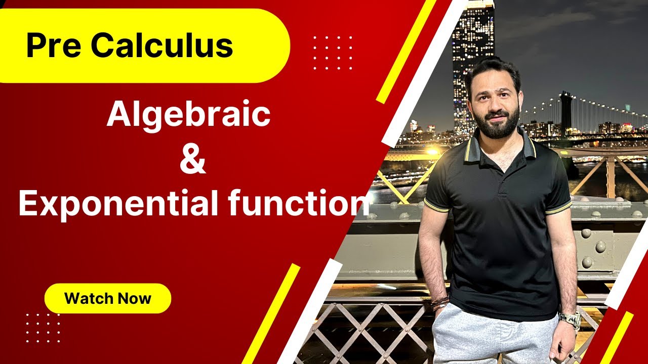 Algebraic And Exponential Function Exponentialfunction Youtube 5856