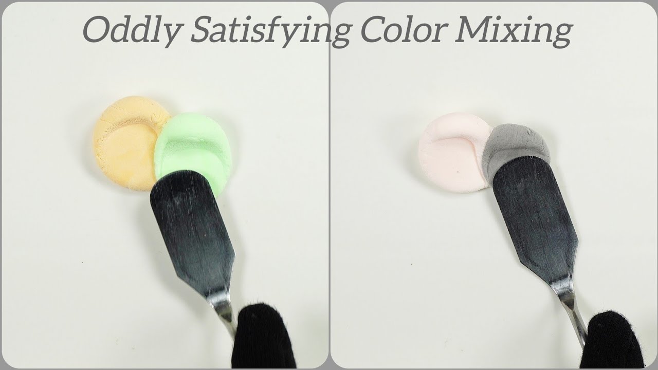 Oddly satisfying Color Mixing - YouTube