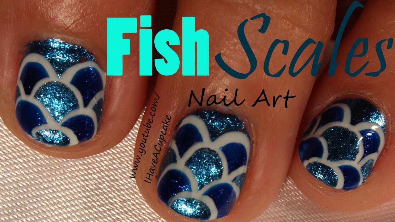 Fish Scale Nail Art