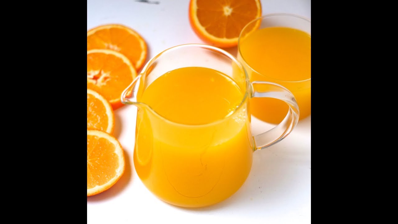 comment faire un jus d'orange - YouTube