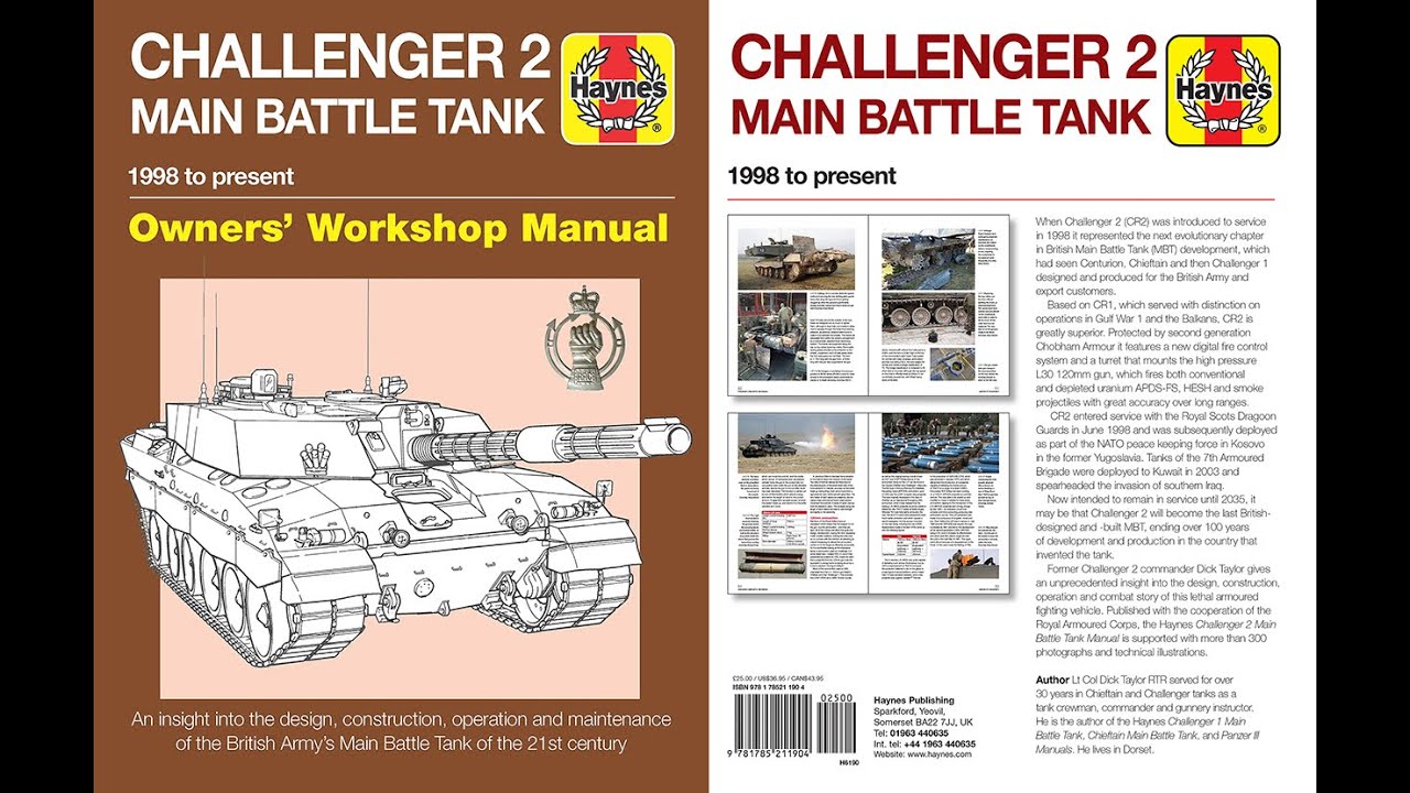Challenger 2 Main Battle Tank Manual - YouTube