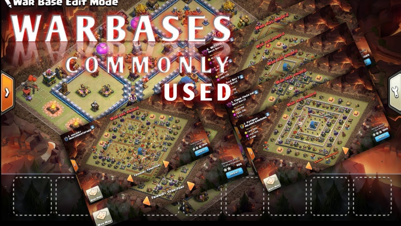 Warbases commonly used in the war - YouTube