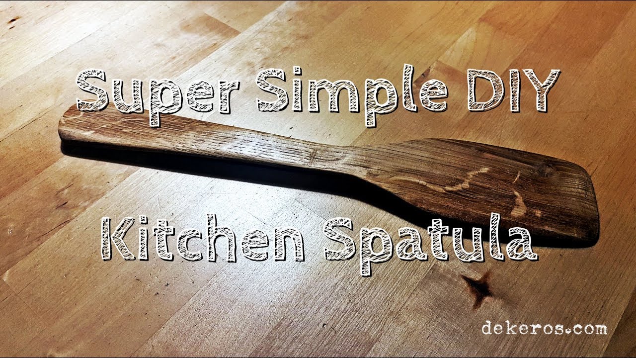 Oak Kitchen Spatula Easy Bandsaw Project - YouTube