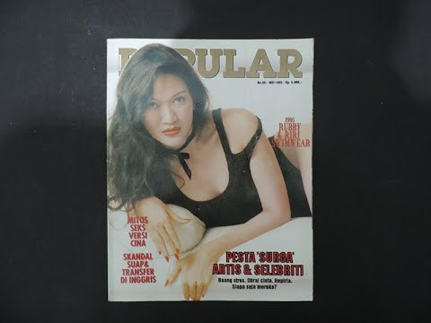 Review Majalah POPULAR No. 088 Mei 1995 Rubby dan Riri Swimwear